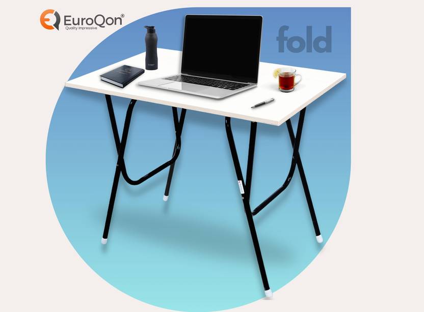 EuroQon Fold Space Saver Foldable Engineered Wood Study Table Price in ...