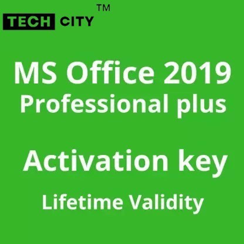 techcity MS Office 2019 Professional Plus Activation Key With Life Time ...