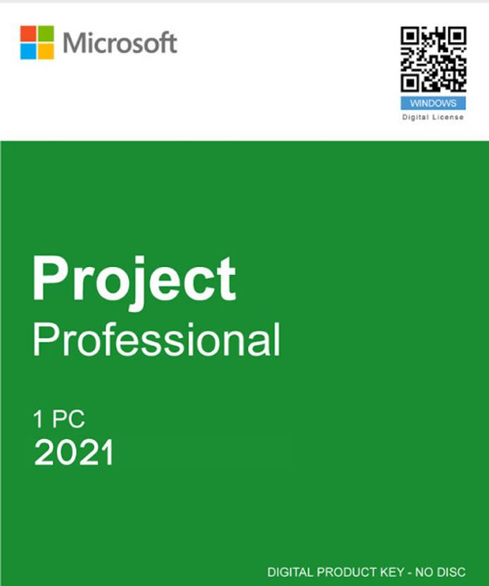 MICROSOFT Project Professional 2021 New (1 User, Lifetime Validity ...