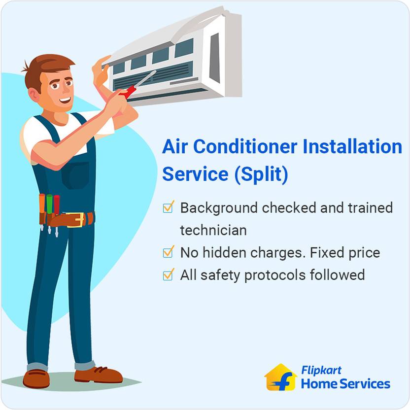 AC Installation Service (Split) Price in India - Buy AC Installation ...