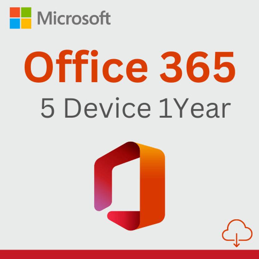 MICROSOFT Ms Office 365 Family plan 5 user 1 year 365 Family Edition ...