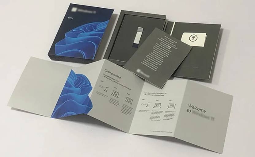 MICROSOFT Windows 11 Professional Box Pack USB 3.0 - Full Retail Pack ...