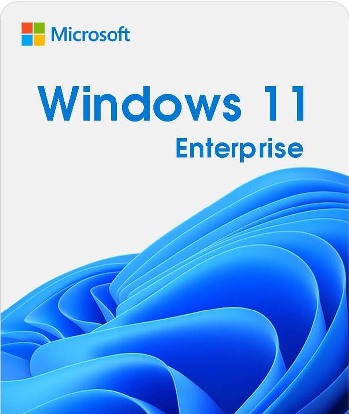 MICROSOFT Windows 11 Enterprise (1 User/PC , Lifetime Validity) 32/64 ...
