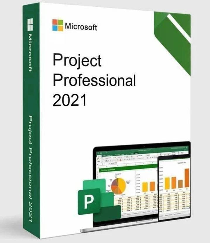 MICROSOFT Project Professional 2021 Lifetime License (32/64 Bit ...