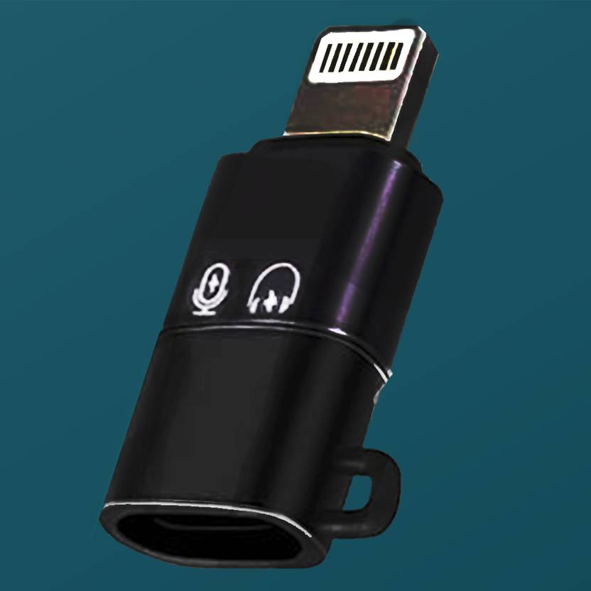 ExpressBuys Black Type-C to iPhone Lightning Jack Convertor for ...