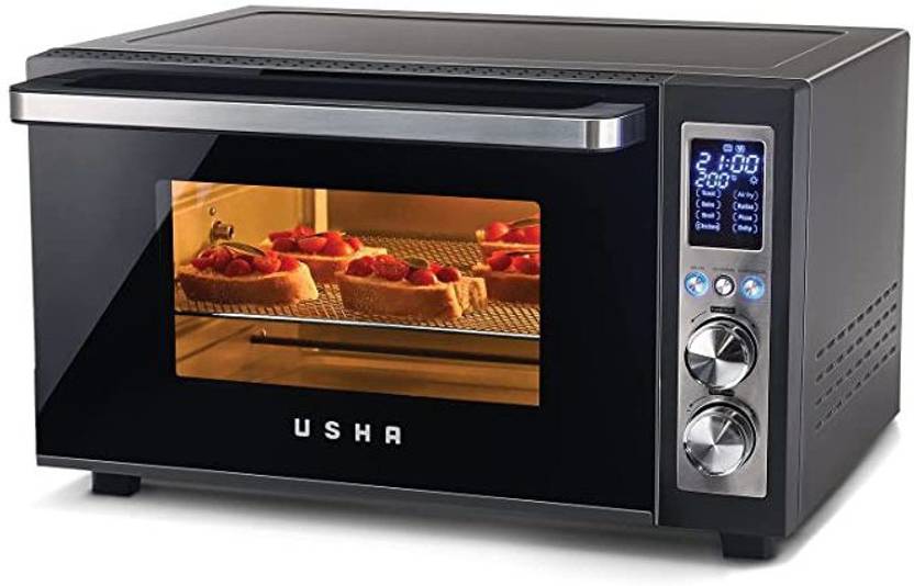 USHA 30-Litre OTG W30DRC Turbo Oven Toaster Grill (OTG) with Air Fryer Price in India - Buy USHA ...