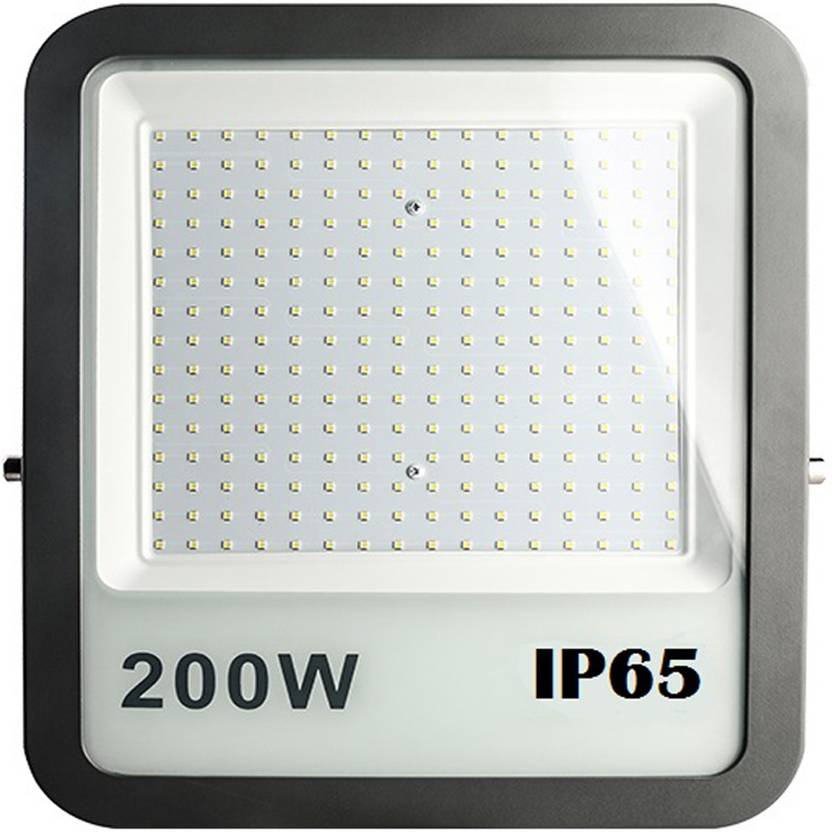 MLD 200 Watts IP65 LED Outdoor Flood Light halogen (200w,Colour-White ...