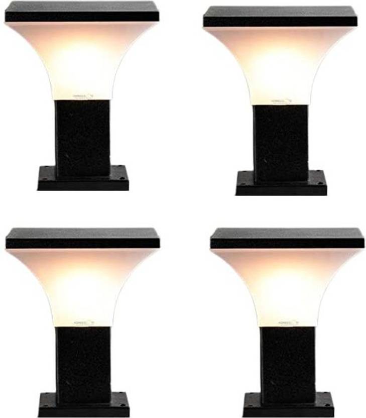 ZOREZA Gate Light Main Door Entry Pillar Lamp Home Decorative (Pack of ...