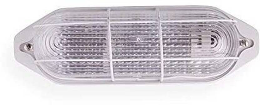 Volt Light 20 watt White Base B22 Holder Bulkhead ( Pack of 1) Gate Light Outdoor Lamp Price in ...