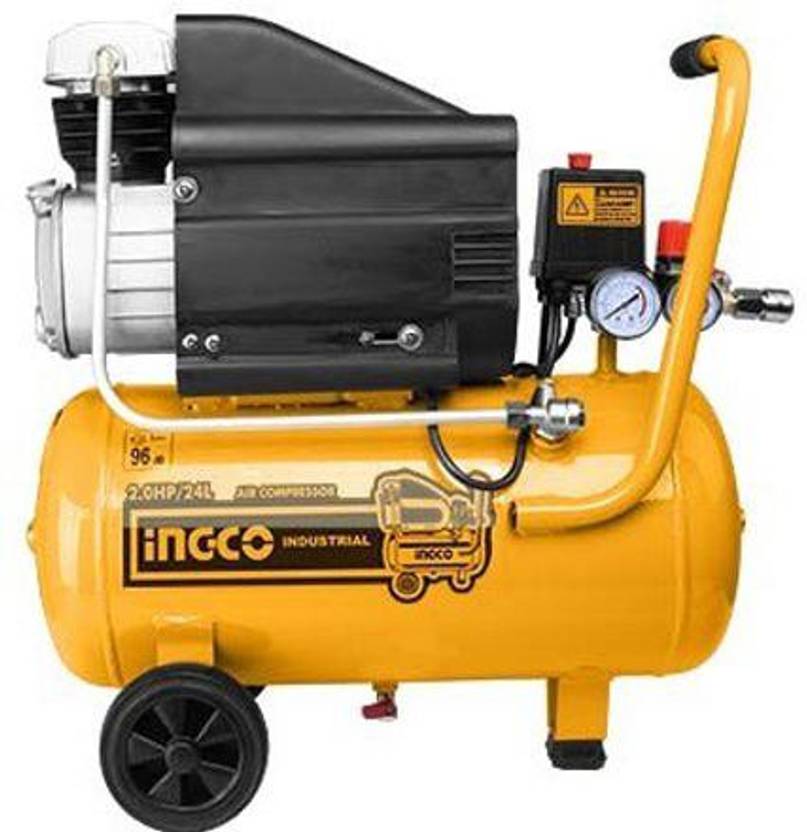 INGCO Air compressor 24L 2HP power with 96db noise industrial for ...