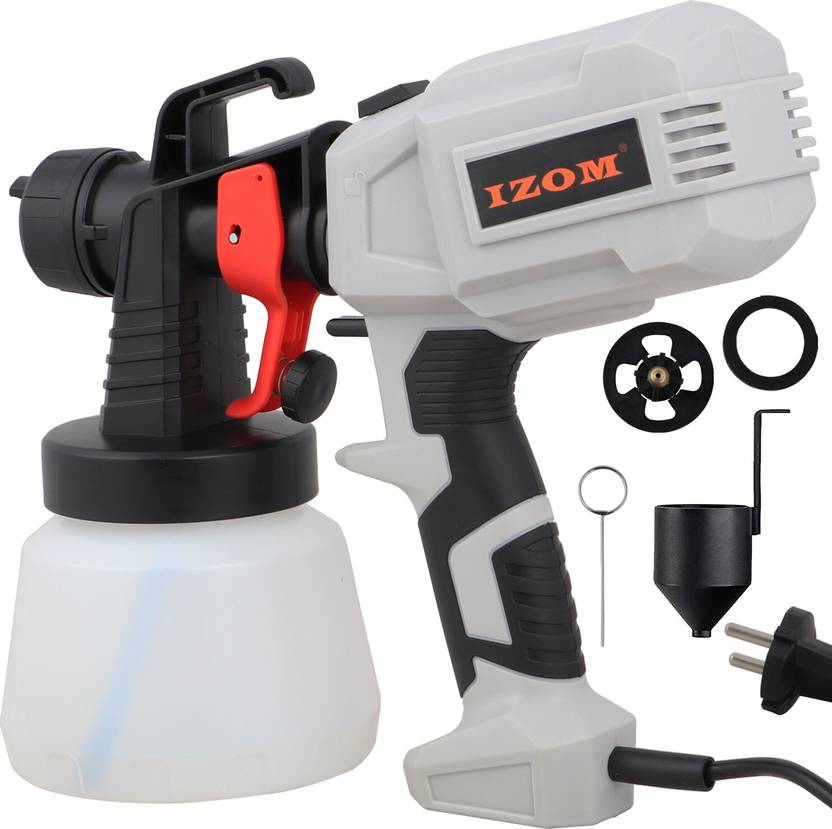 IZOM Corded Electric Spray Gun Multi Spray Patterns Large Paint Storage Capacity IZN-SP-02 Air ...