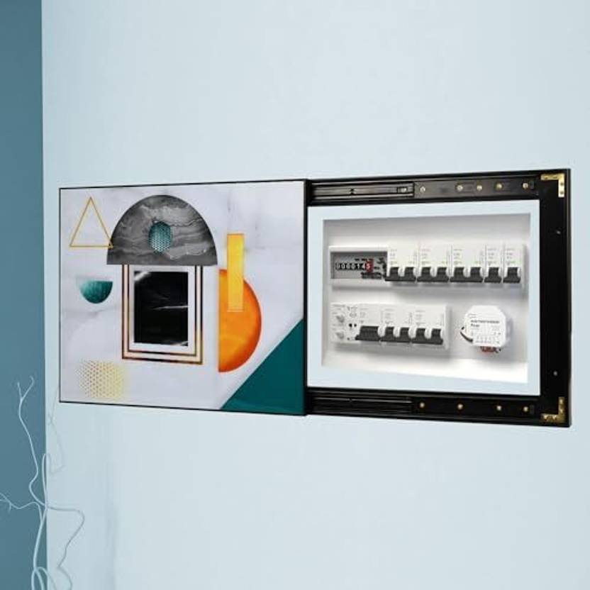 GIGAWATTS MCB Box Cover with Print Decorative Frame Decor for Office ...