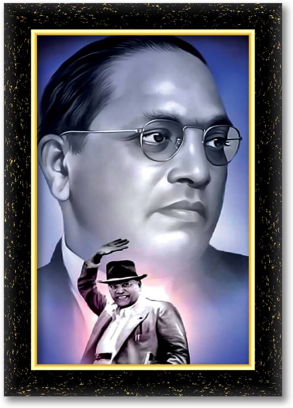 ARAAKA DR BABASAHEB AMBEDKAR photo frame (Wood Base and Front Laminated ...