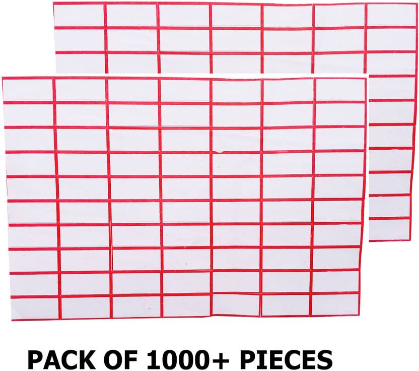 Printon 1000 Pcs Price Tag Label Sticker MRP Sticker (30x10 mm) Self ...