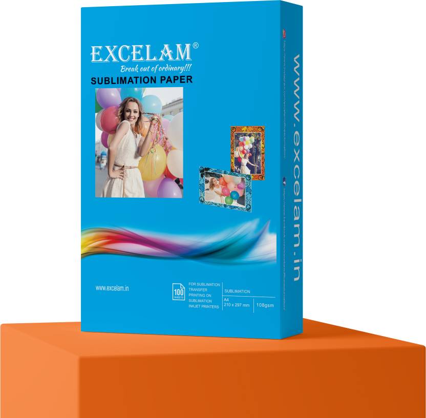Flipkart.com | Excelam Instant Dry Sublimation Heat Transfer 108 gsm A4 paper - A4 paper