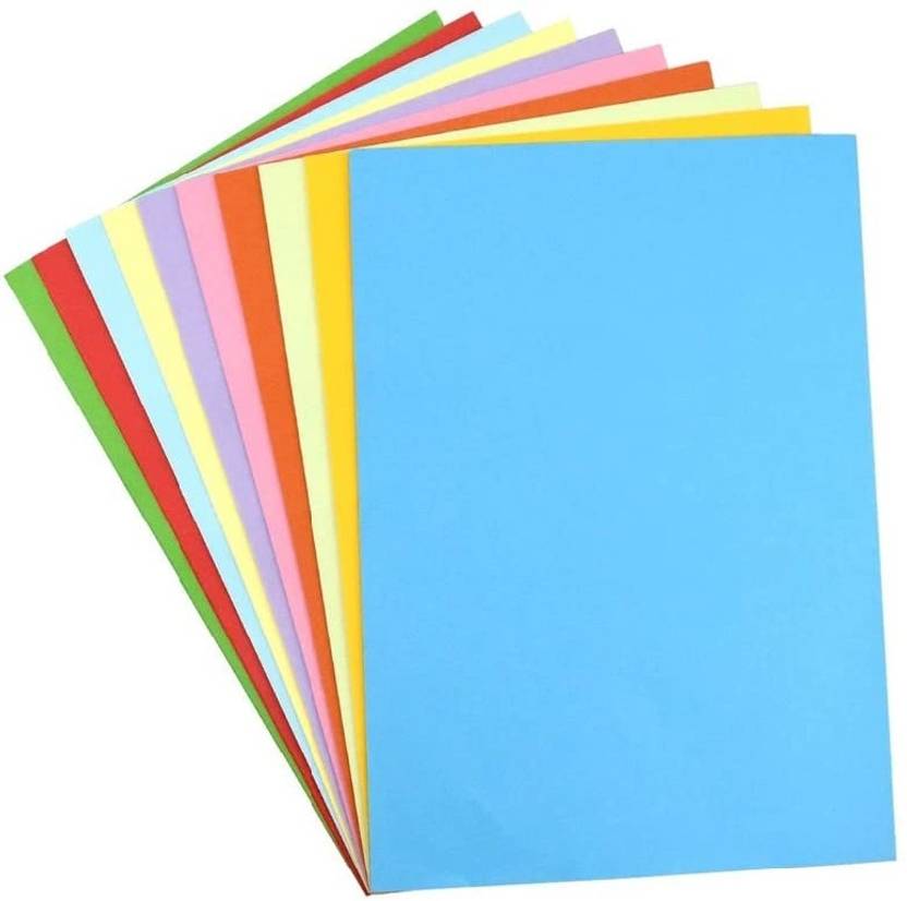 Flipkart.com | Eclet A4 100 Coloured Sheets (10 Sheets each color) Copy ...