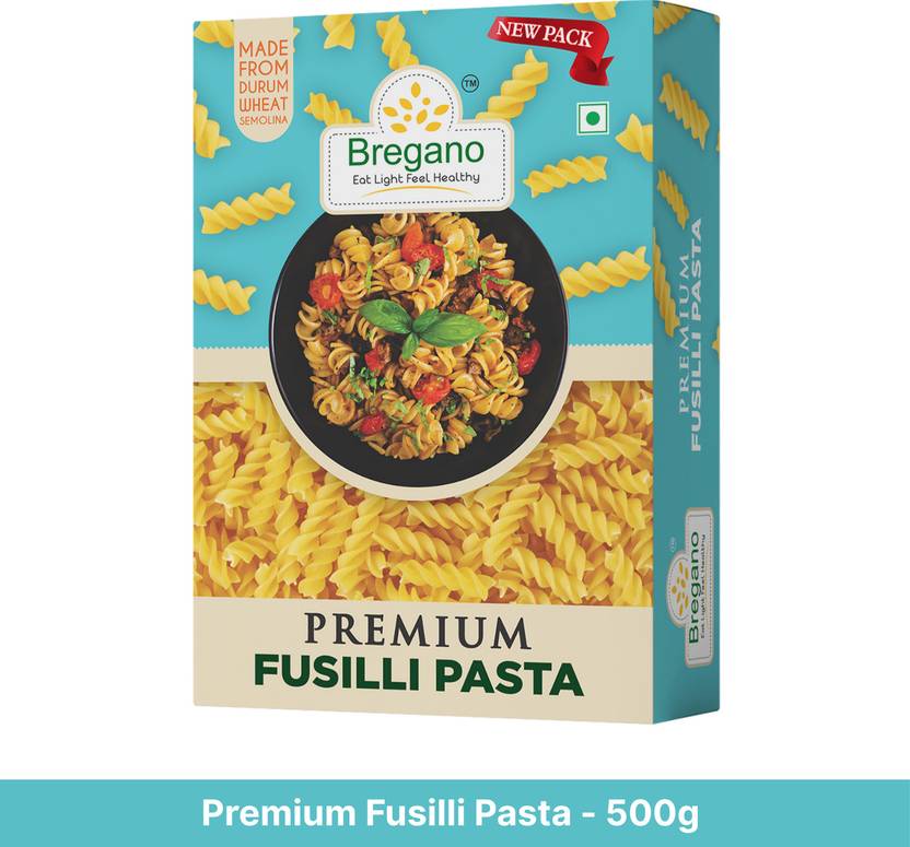 BREGANO Premium Fusilli Pasta | Healthy Pasta | No Added Preservatives ...