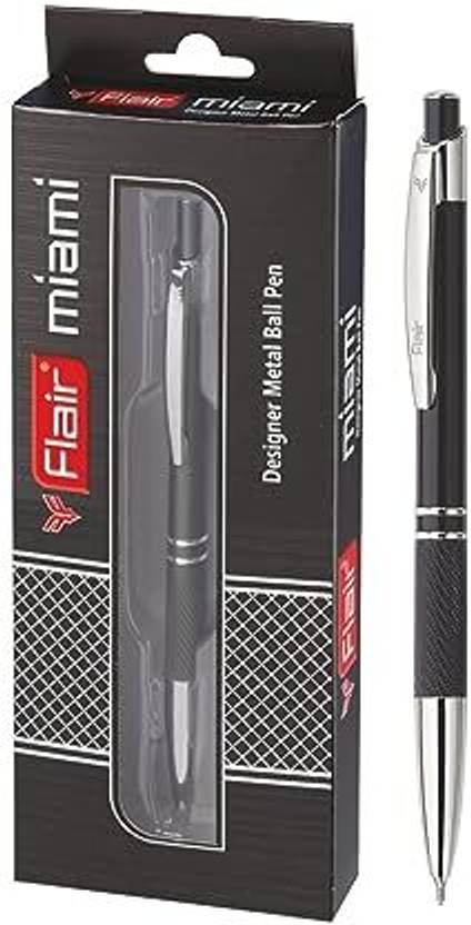 FLAIR Miami Metal Retractable Mechanism with Metal Body Ball Pen - Buy ...