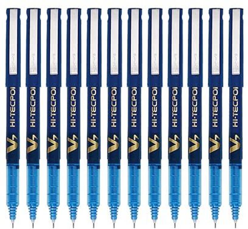 PILOT Hi-Tecpoint V7 0.7mm Fine Point Pure Liquid Ink Roller Pen Gel ...