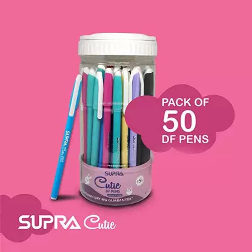 Supra 0.7mm Cutie Fine & Smooth Writing DF Ball Pen - Buy Supra 0.7mm ...