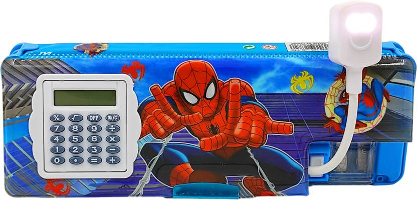 Flipkart.com | dishvy Spiderman Pencil Box with Integrated Lamp ...