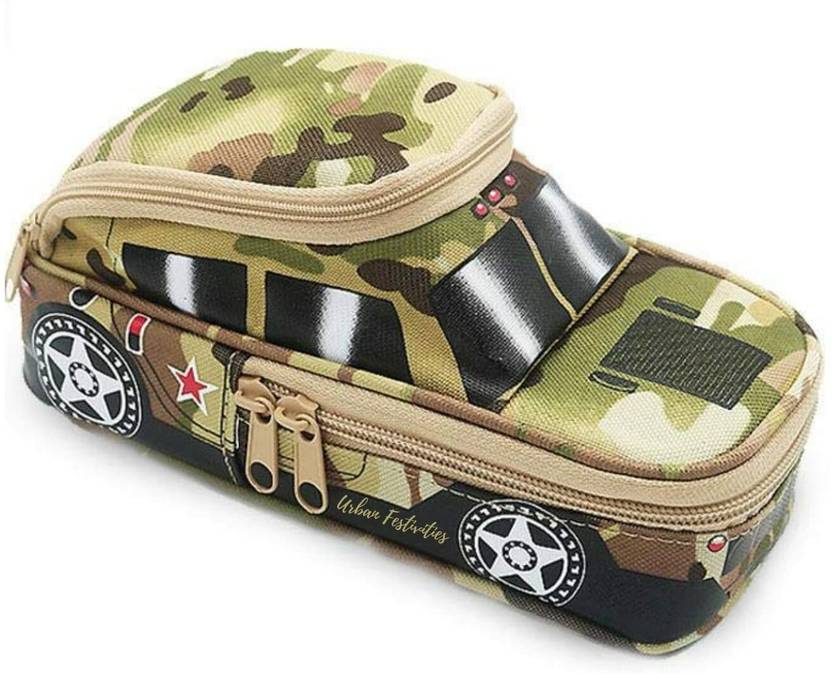 Flipkart.com | Urban Festivities Car pencil box Camouflage pencil boxes ...