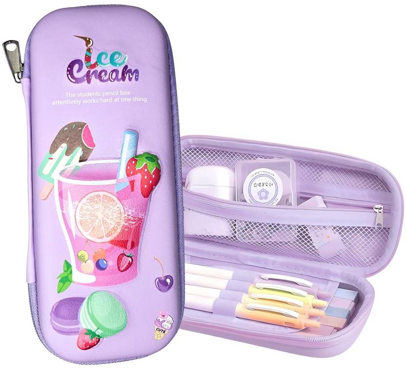 Flipkart.com | SellNest Perple ice Pencil pouch-357 Nature Art Canvas ...