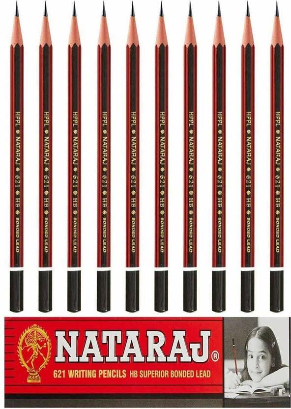 Flipkart.com | Shri Natraj Pencil 621 HB- Pack of 10 Pencil - Writing ...
