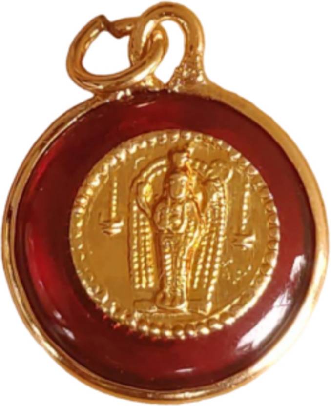 HOIVA 1.(PACK OF 1 ) Gold ring Red God GURUVAYOORAPPAN Sawmy Locket ...