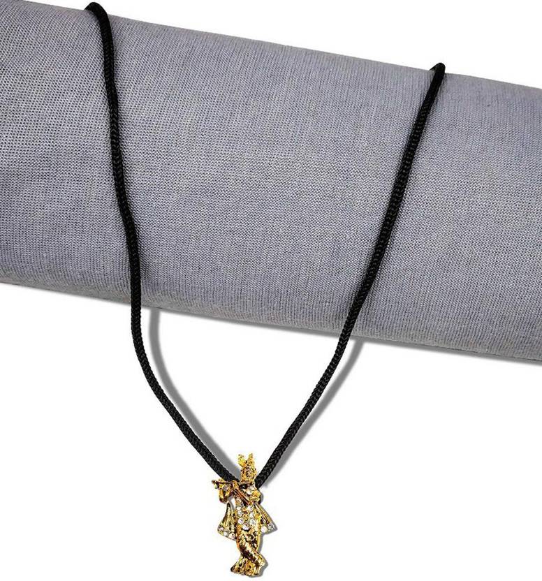 Uniqon Small Size Stone Nug God Lord Shri Krishna With Basuri Pendant ...