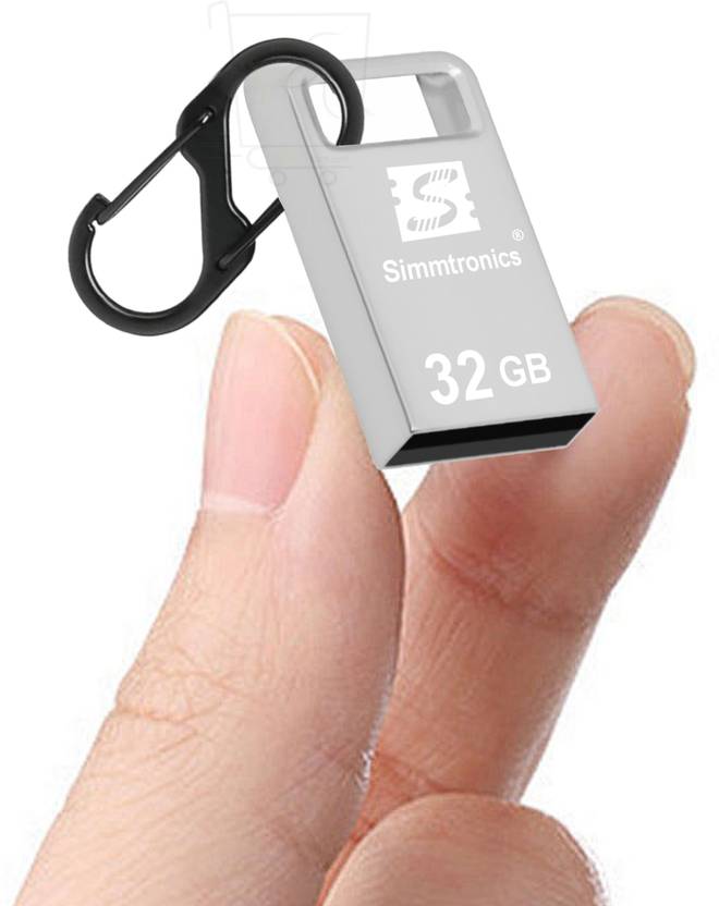 Simmtronics Ultra Speed Teeny 32GB Flash Drive USB 2.0 Metal Body With ...