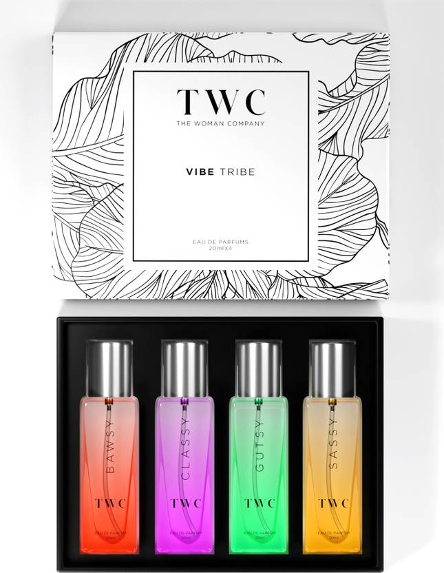 Buy THE WOMAN COMPANY Vibe Tribe Fragrance Gift Set (Pack Of 4) Perfume ...