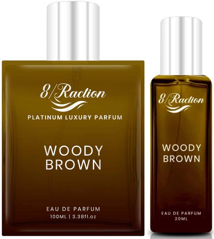 Buy 8Raction Woody Brown Long Lasting Parfum For Men Eau de Parfum ...