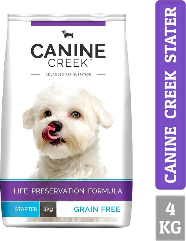 Canine Creek Starter 4kg Grain Free Chicken 4 kg Dry New Born Dog Food ...