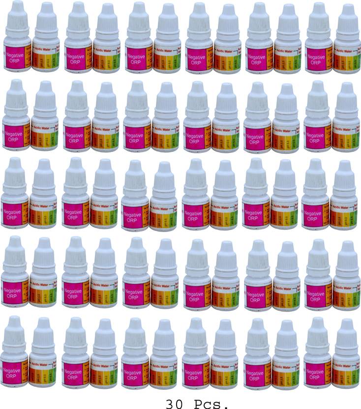 bioway 30 SET OF PH & ORP TESTING SOLUTION LIQUID DROPS KIT FOR TESTING ...