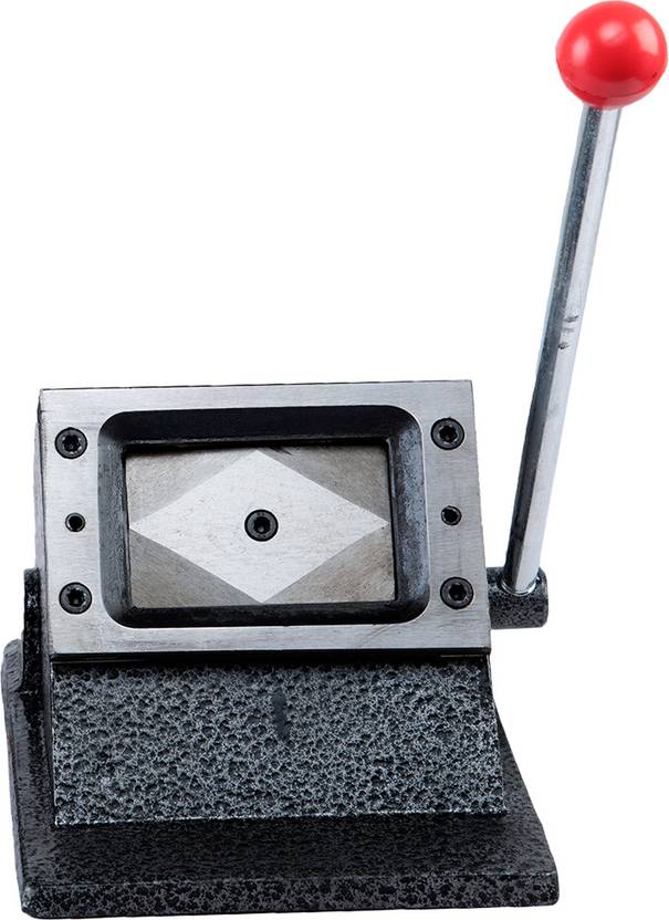 Growlam Heavy Duty PVC ID Card Die Cutter, Full Metal Body, Paper ...