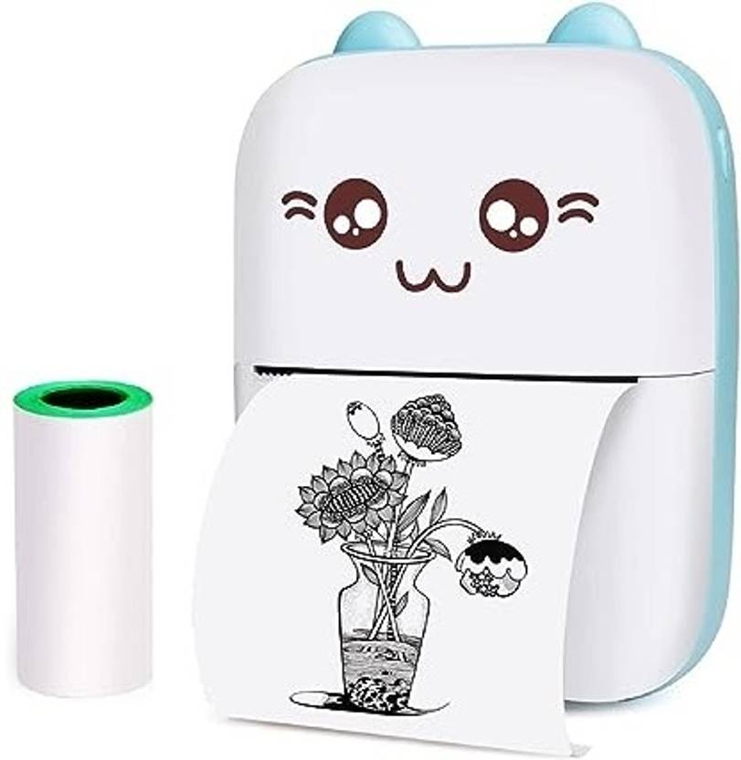 PeriPeri Mini Thermal Printer, Inkless Bluetooth Pocket Printer for Prints Picture Photo Printer ...