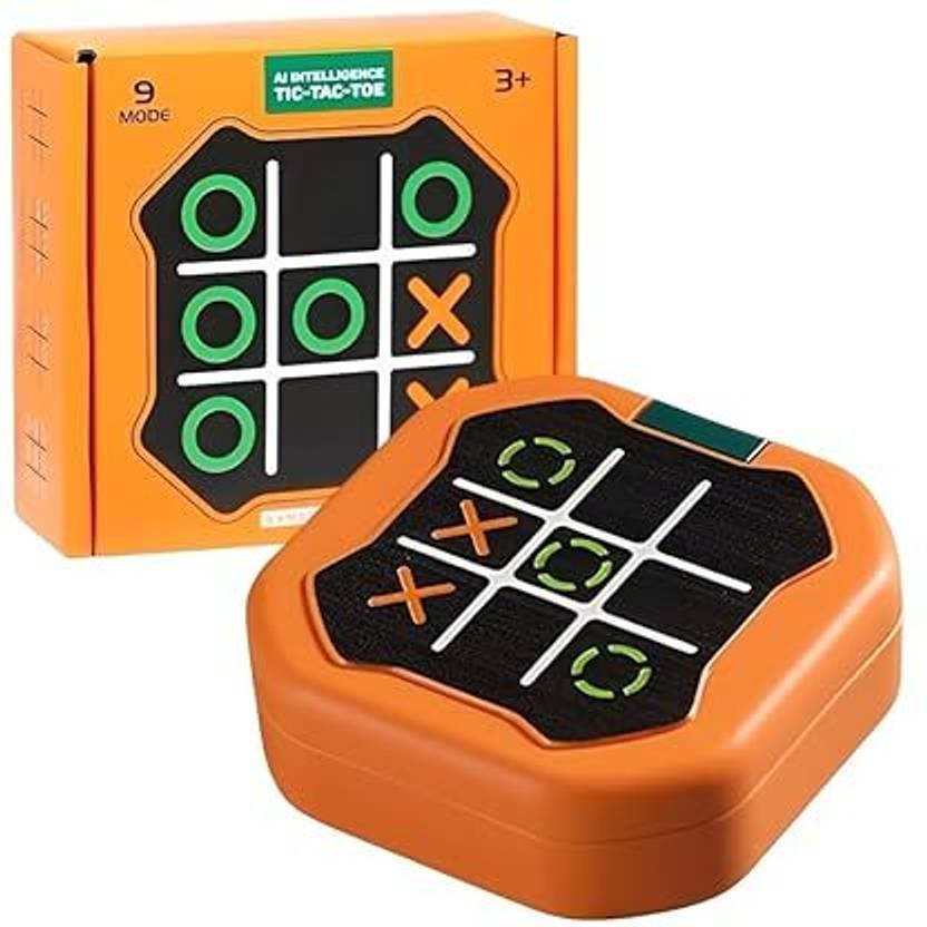 ADKD Portable AI Tic Tac Toe Game Console | 9-Mode Electronic Puzzle ...