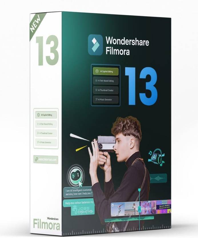 Wondershare Filmora 15 Video Editor|Mac|1 Year|Activation Details Only| Price in India - Buy ...