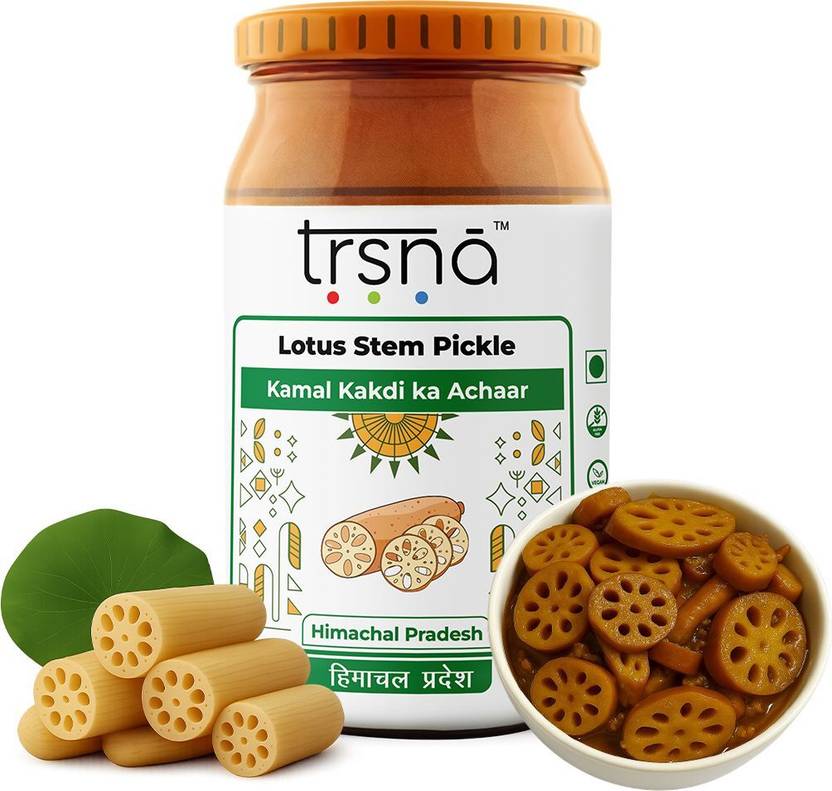 Trsna Lotus Stem Pickle 350 Grams| Himachal Kamal Kakdi ka Achaar Lotus ...