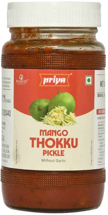 Priya MANGO THOKKU (WITH GARLIC) 500g Mango Pickle Price in India - Buy ...