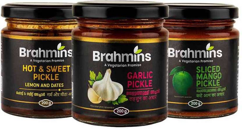brahmins foods india pvt ltd Brahmins Authentic Kerala Pickle Combo ...