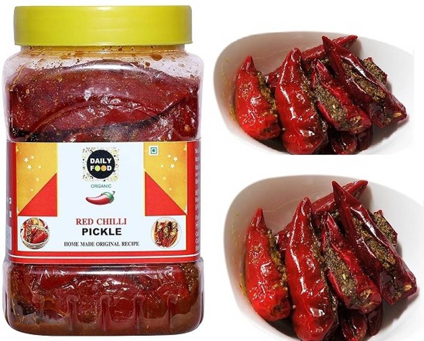Daily Food Homemade Masalo Se Bana Chatpata Marwari Rajasthani Green Chilli Pickle Red Chilli ...