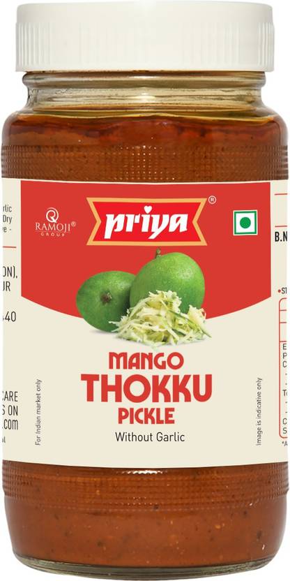 Priya Mango Thokku Without Garlic, 500g Mango Pickle Price in India ...