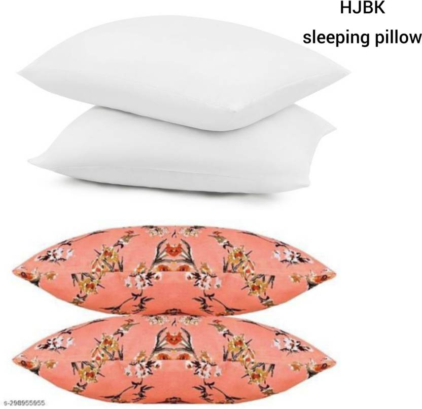 HJBK Cotton Floral, Geometric, Stripes, Abstract Sleeping Pillow Pack ...
