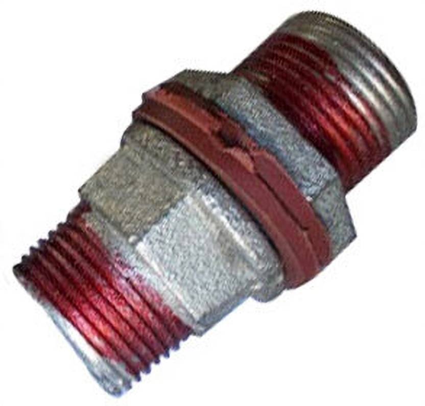 Implemental GI TANK NIPPLE THREADED 2-Way Coupling Pipe Joint (1 Inch ...