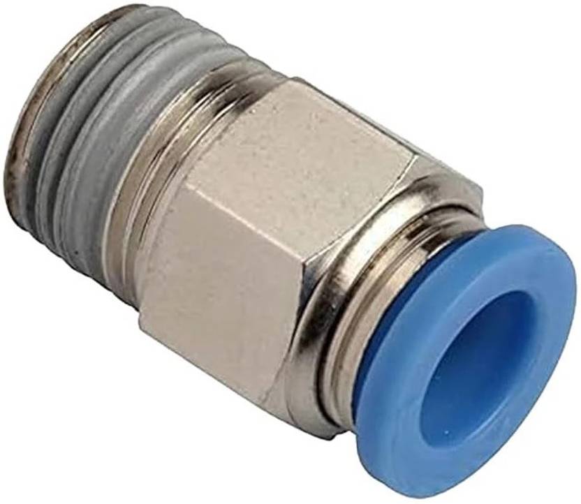 Implemental 3/8" Male Connector Air Push Type Pneumatic Fittings (Pack ...