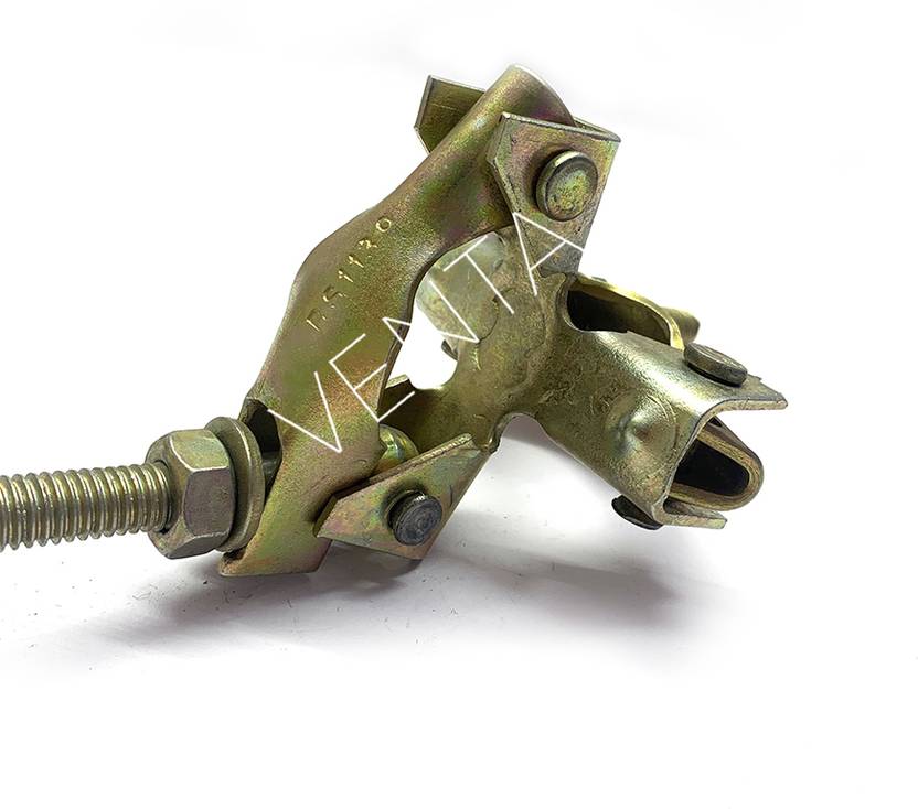 VENTA Scaffolding Pipe Pressed Fixed Clamp/Coupler 2-Way Coupling Pipe ...