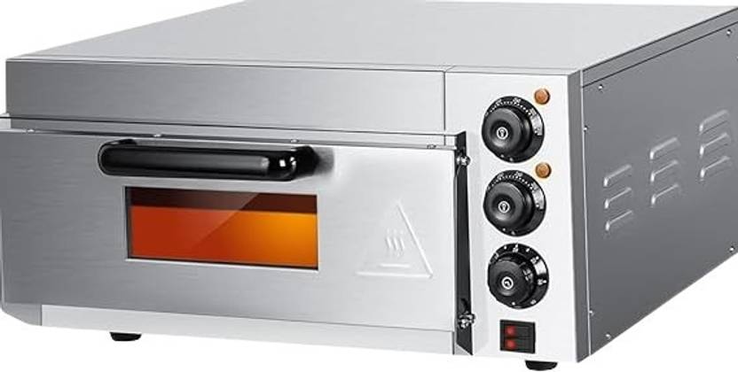 HGEI Electric Pizza Oven Machine with Stone size 16x 16 inches & Timer ...