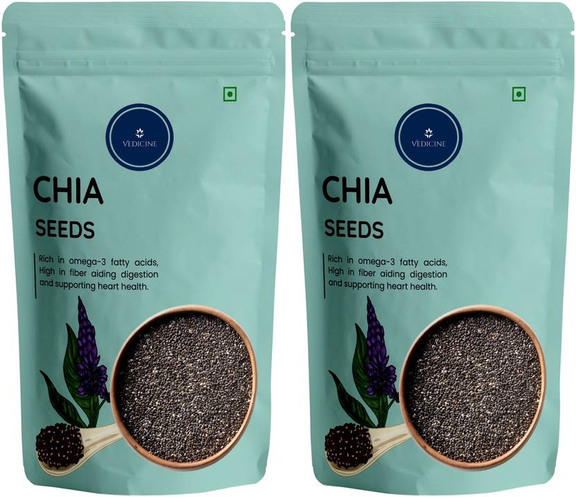 VEDICINE Chia Seeds Chea cheeya Siya chiya Seeds (200gm X 1) (Pack of 1 ...